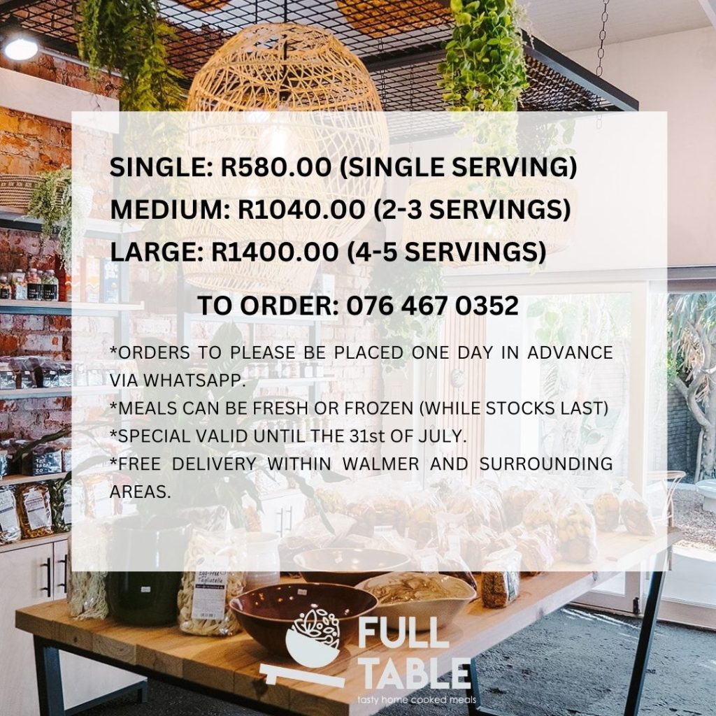 Monthly Specials - Full Table