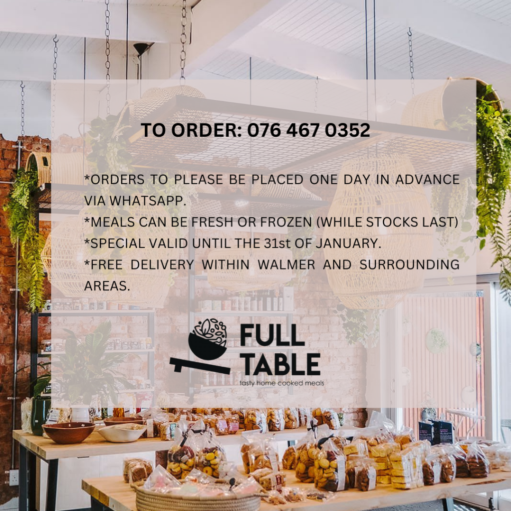 Monthly Specials - Full Table